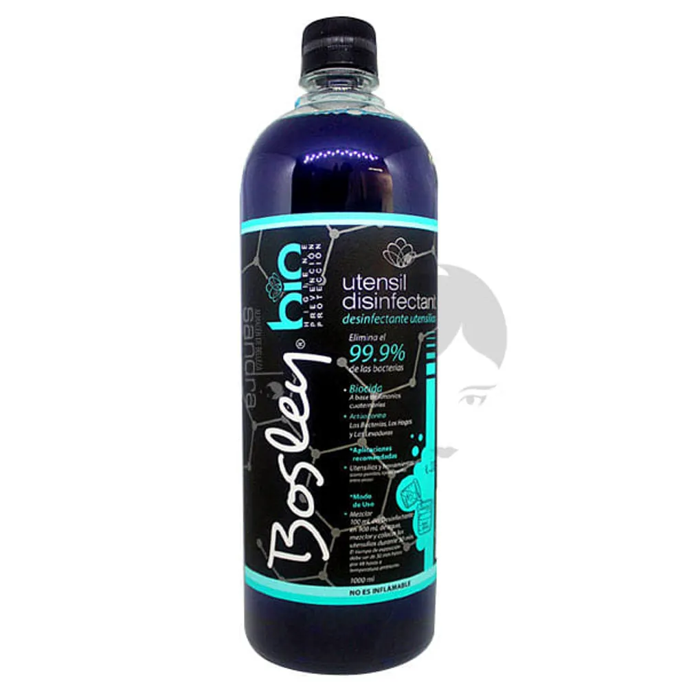 BOSLEY DESINFECTANTE UTENSILIOS X 1000ML | Almacén Sandra - BARBERÍA