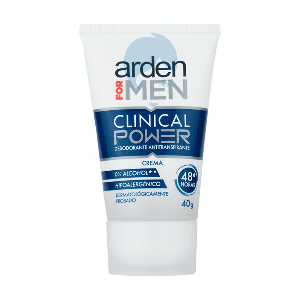 ARDEN FOR MEN DESODORANTE CREMA CLINICAL POWER X 40GR