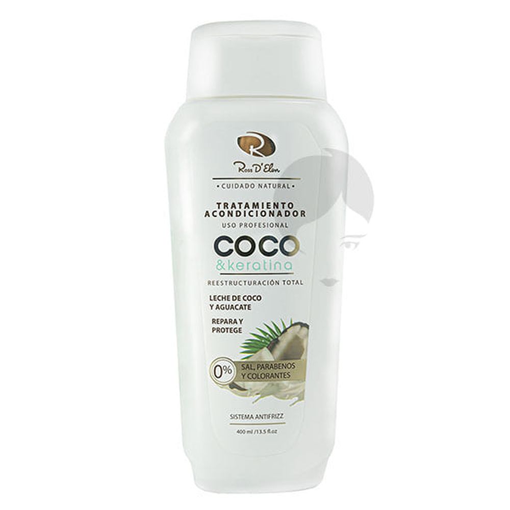 ROSS DLEN TRATAMIENTO COCO Y KERATINA X 400GR