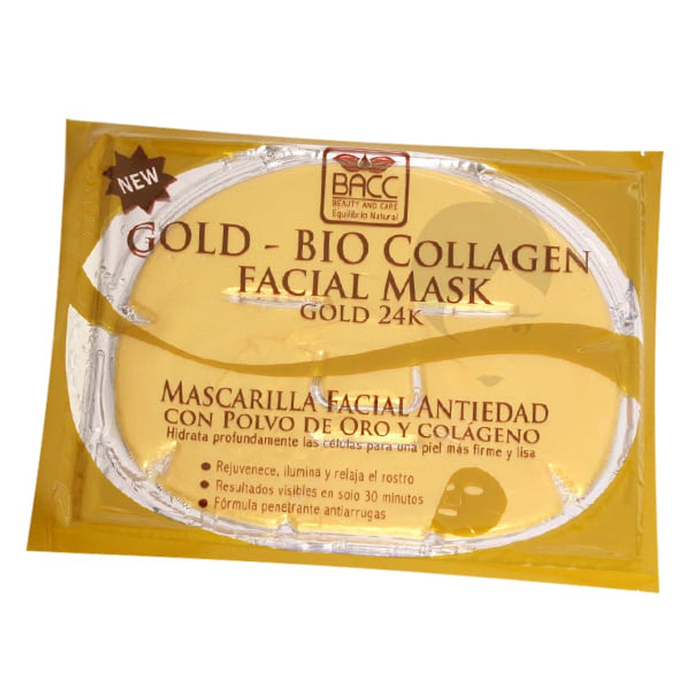 BACC MASCARILLA FACIAL GOLD COLAGENO