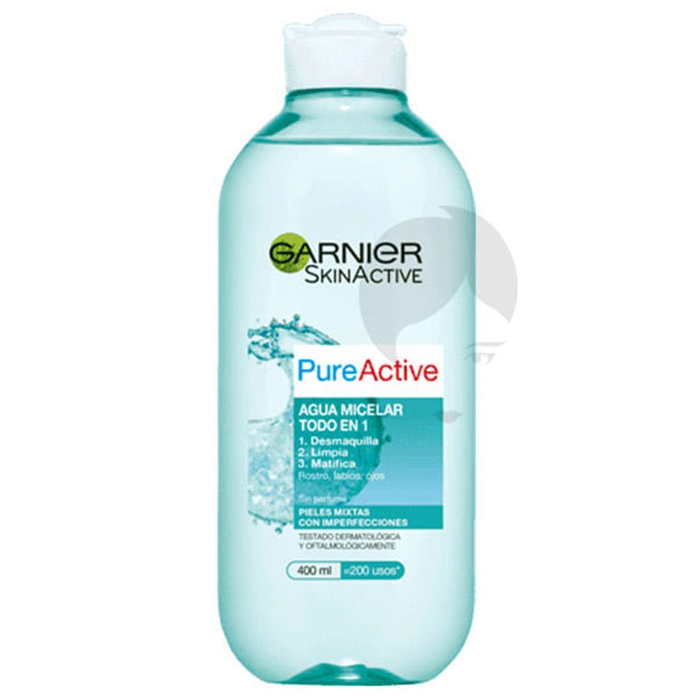 GARNIER SKINACTIVE LIMPIADOR PURE ACTIVE 3 EN 1 X 400ML