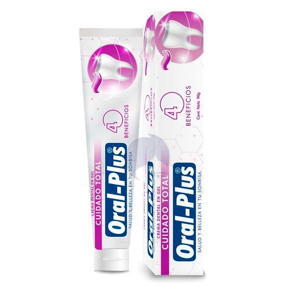 ORAL PLUS CREMA DENTAL GEL 4 BENEFICIOS X 70GR