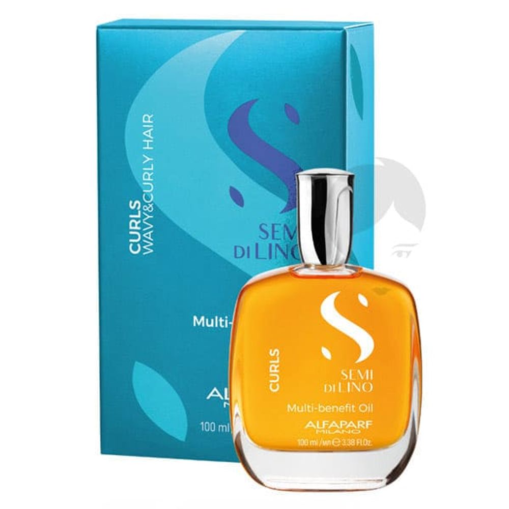 ALFAPARF SEMI DI LINO CURLS OIL MULTI-BENEFIT X 100ML