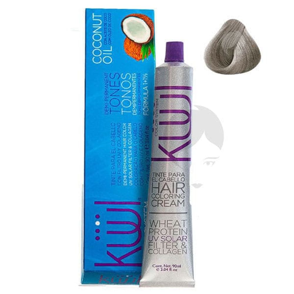 KULL TINTE METALLIC PLATINADO X90ML