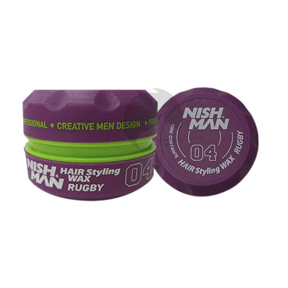 MBELL NISH MAN CERA CAP RUGBY MORADA 04 X 150ML