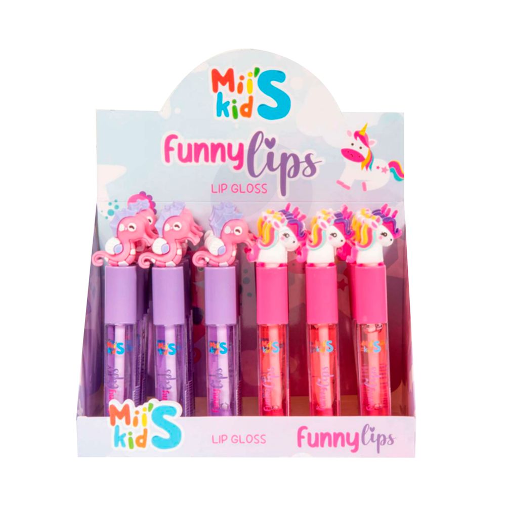 MISS COSMETICS LIP GLOSS FUNNY LIPS MIIS KIDS REF. LIPG40