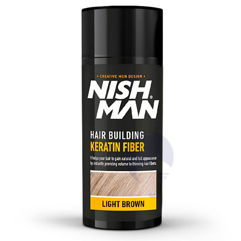 MBELL NISH MAN KERATIN FIBER LIGHT BROWN X 21GR