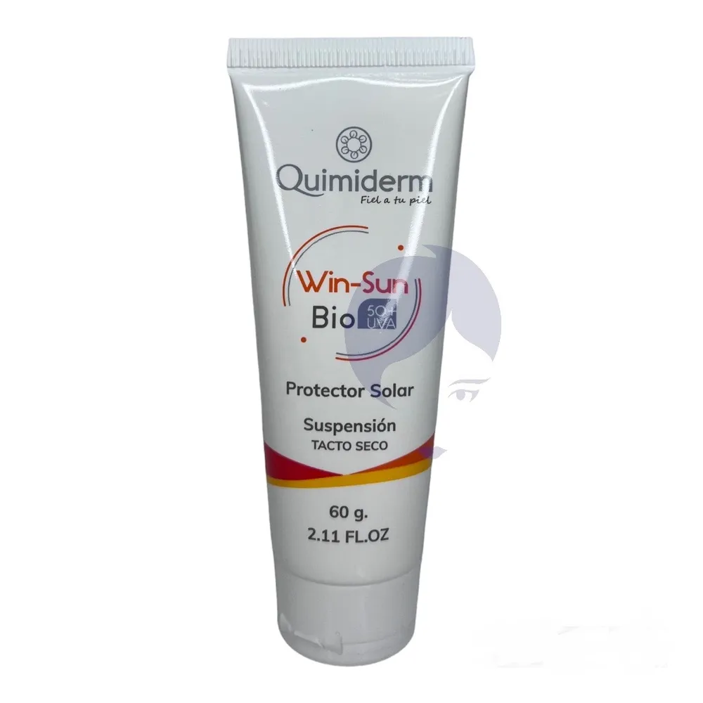 QUIMIDERM WIN SUN BIO PROTECTOR SOLAR 50+UVA X 60GR | Almacén Sandra ...
