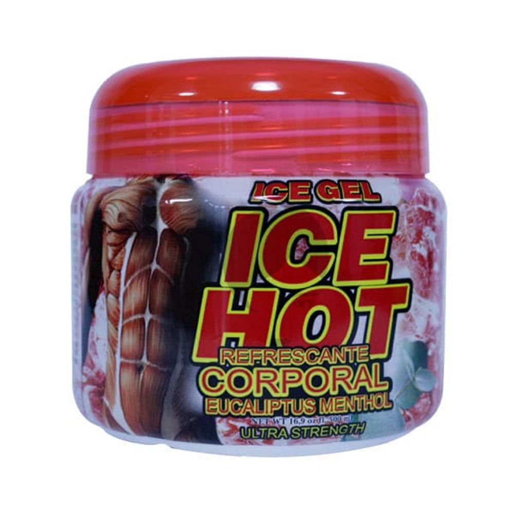 CARIBBEAN SUNRISE GEL RELAJANTE MUSCULAR ICE ROJO X 500 GR