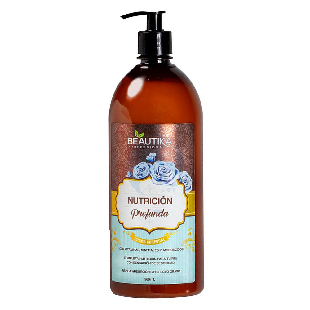 BEAUTIKA CREMA CORPORAL NUTRICION PROFUNDA X 960ML