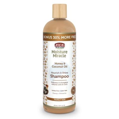AFRICAN PRIDE SHAMPOO HONEY Y COCONUT OIL X 473ML