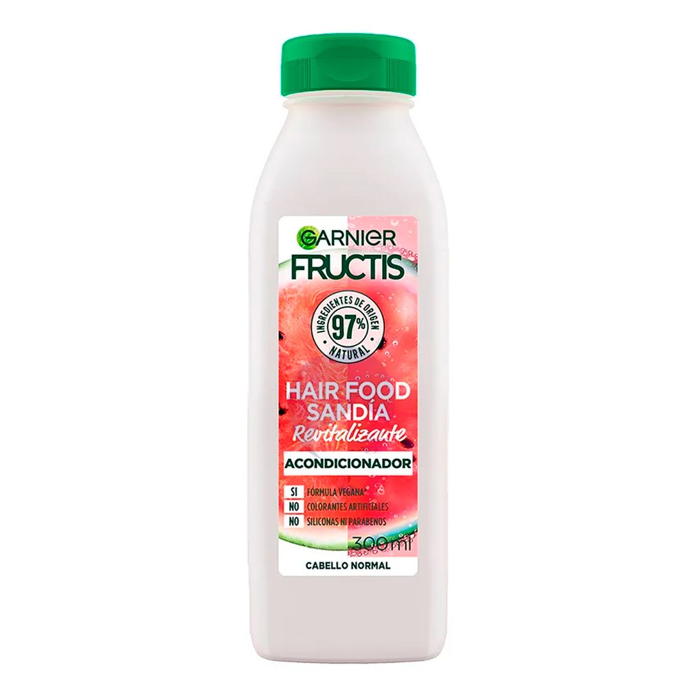 GARNIER FRUCTIS ACONDICIONADOR HAIR FOOD SANDIA REVITALIZANTE X 300ML