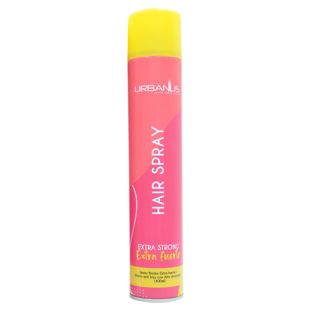 URBANUS LACA FIJADORA HAIR SPRAY EXTRA STRONG X 400ML