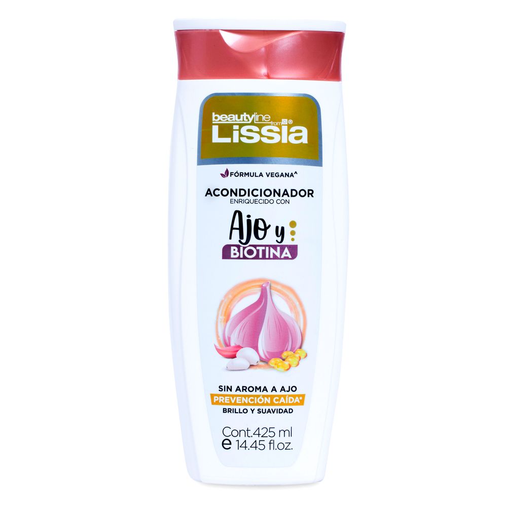 LISSIA ACONDICIONADOR AJO Y BIOTINA X 425ML