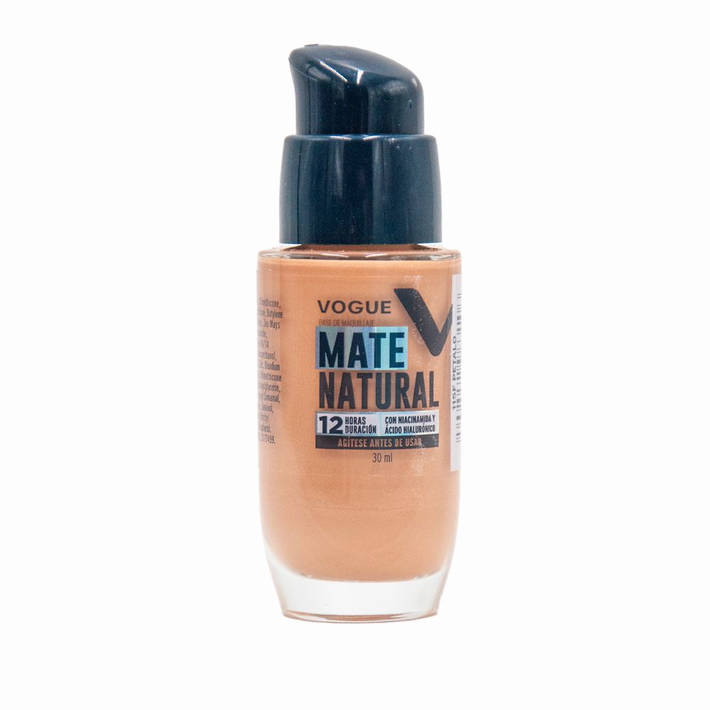 VOGUE BASE LIQUIDA MATE PETALO 12H X 30ML