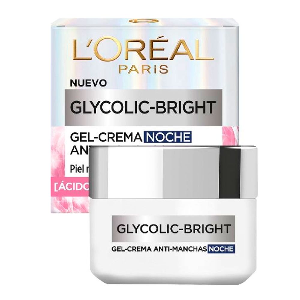 LOREAL GEL-CREMA NOCHE ANTI-MANCHAS ACIDO GLICOLICO + NIACINAMIDA X 50GR