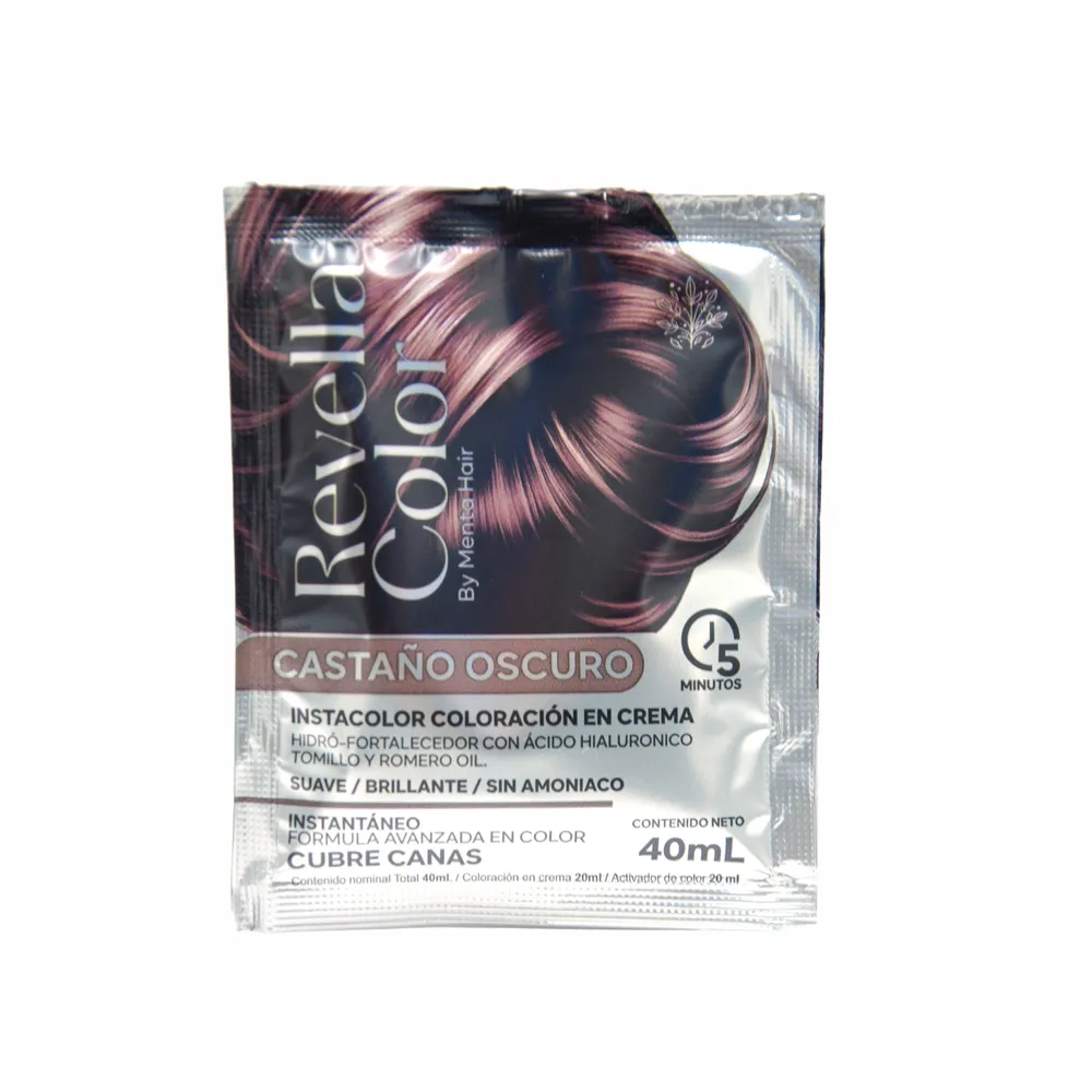 REVELLA COLOR CUBRECANAS COLOR CASTAÑO OSCURO X 40ML | Almacén Sandra ...