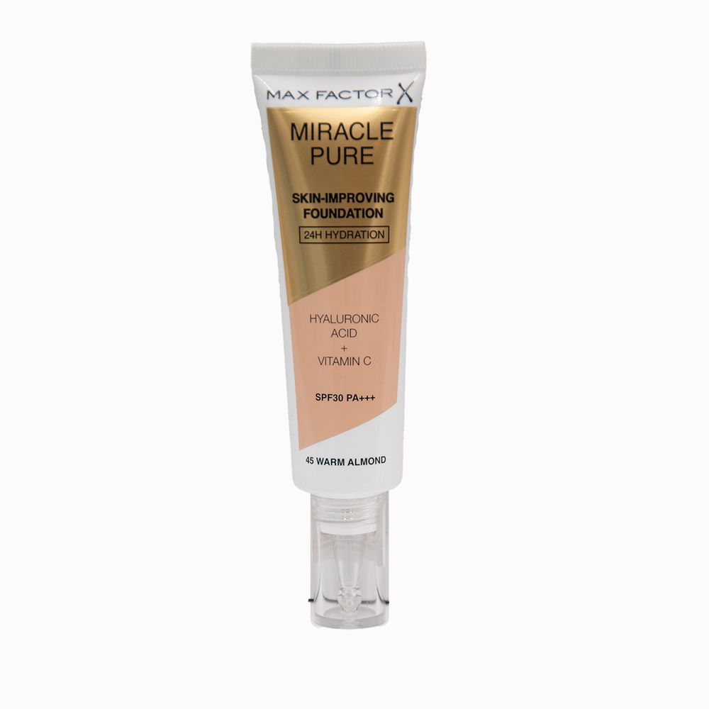 MAXFACTOR MIRACLE PURE BASE SKIN IMPROVING N.45 WARM ALMOND X 30ML